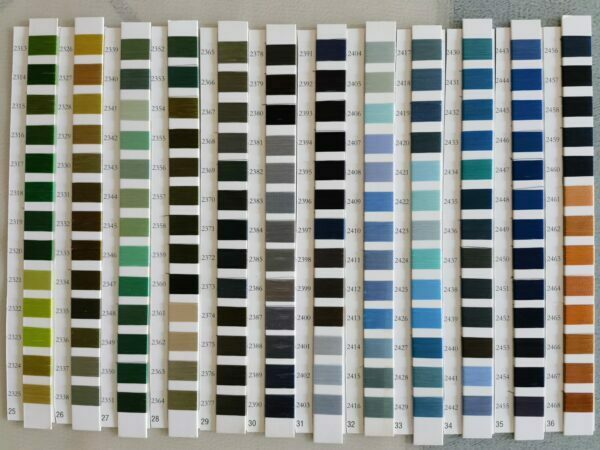 Sewingleader Rayon Thread Color Card - Leading Sewing /Embroidery ...